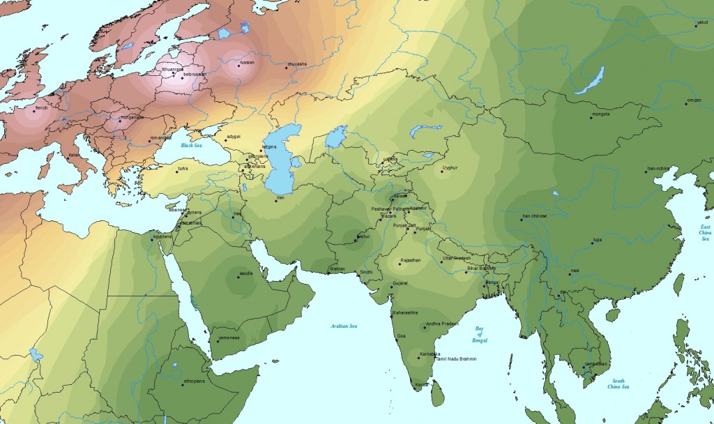 Harappa Participant Admixture Maps | Harappa Ancestry Project